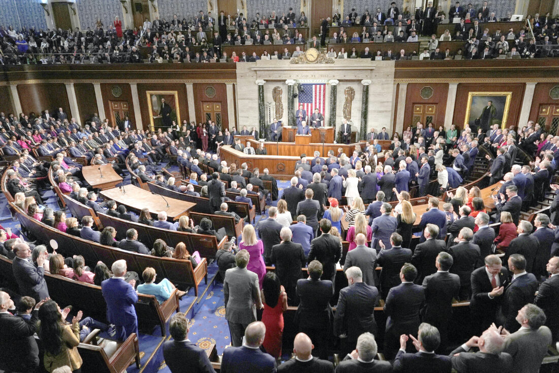 Trump addresses Congress | News, Sports, Jobs - Altoona Mirror